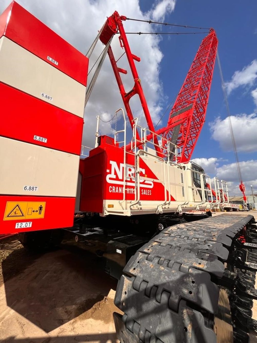 Industry's Greenest Crane arrives at NRC Plant | Joseph Gallagher Ltd