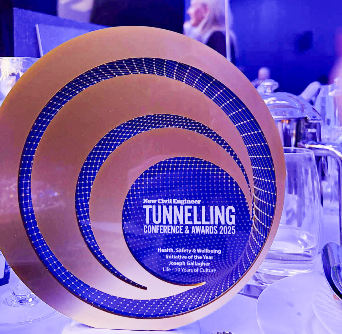 Joseph Gallagher Wins the NCE Tunnelling… | Joseph Gallagher Ltd
